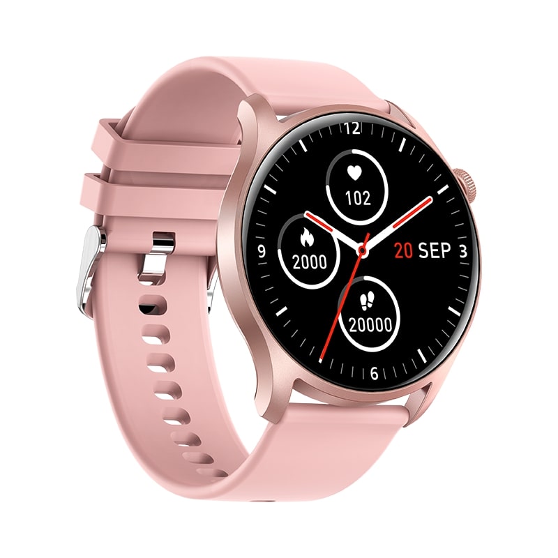 Ceas Smartwatch si bratara fitness dama, 1.28 inch, monitorizare ...