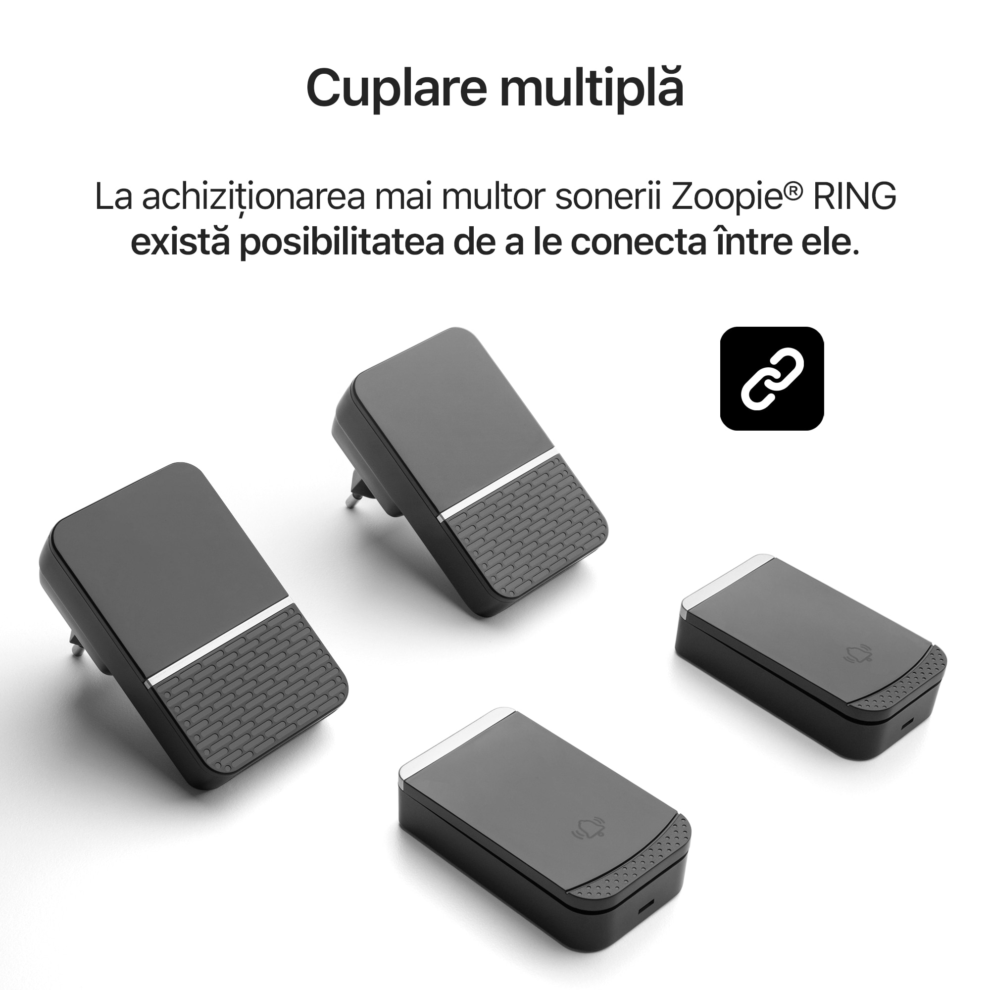 Sonerie fara fir/ wireless, Zoopie®RING, pentru usa/ poarta, exterior ...