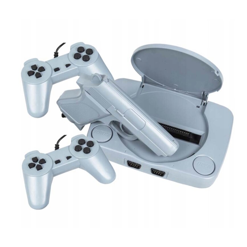 Consola de jocuri video, Zola®, 2 gamepad-uri, pistol, consola, cablu ...