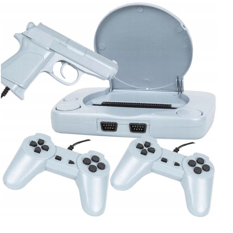 Consola de jocuri video, Zola®, 2 gamepad-uri, pistol, consola, cablu ...