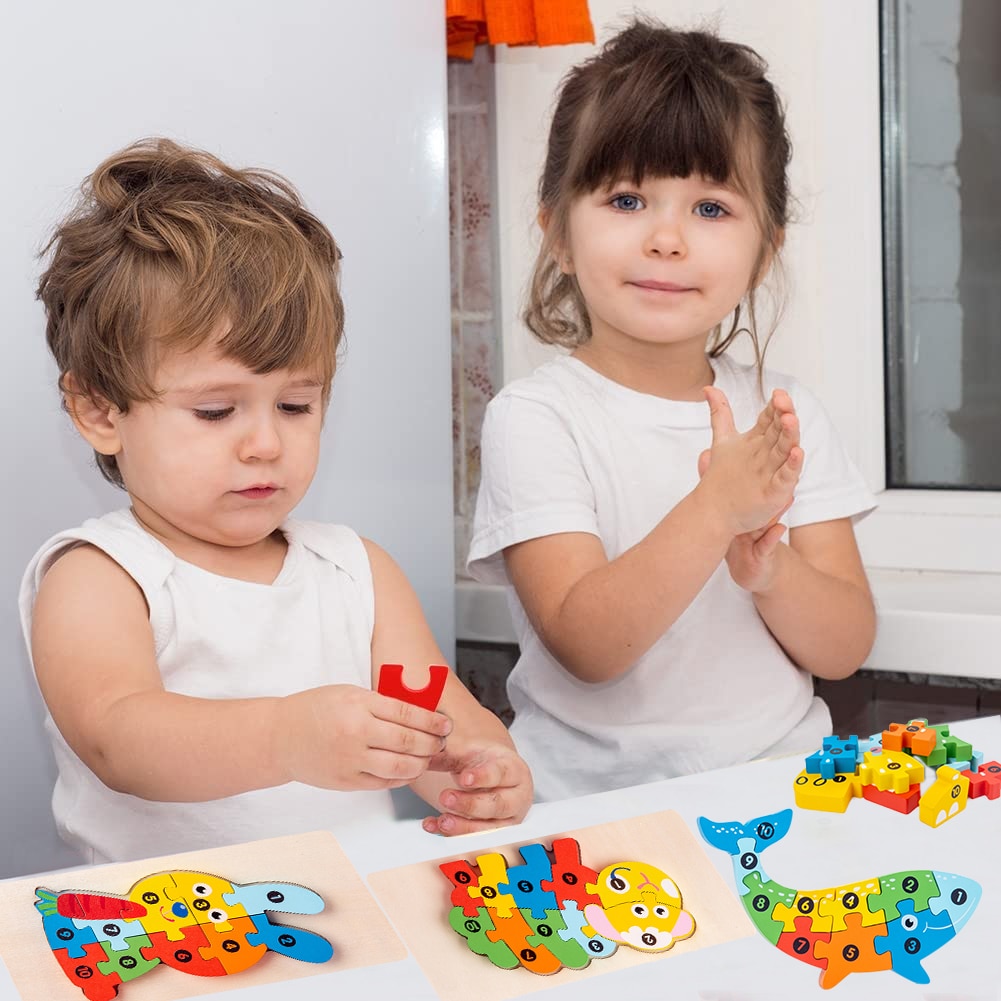 Jucarii Interactive Pentru Copii, Ronyes® Puzzle Iepure Potrivit pentru ...