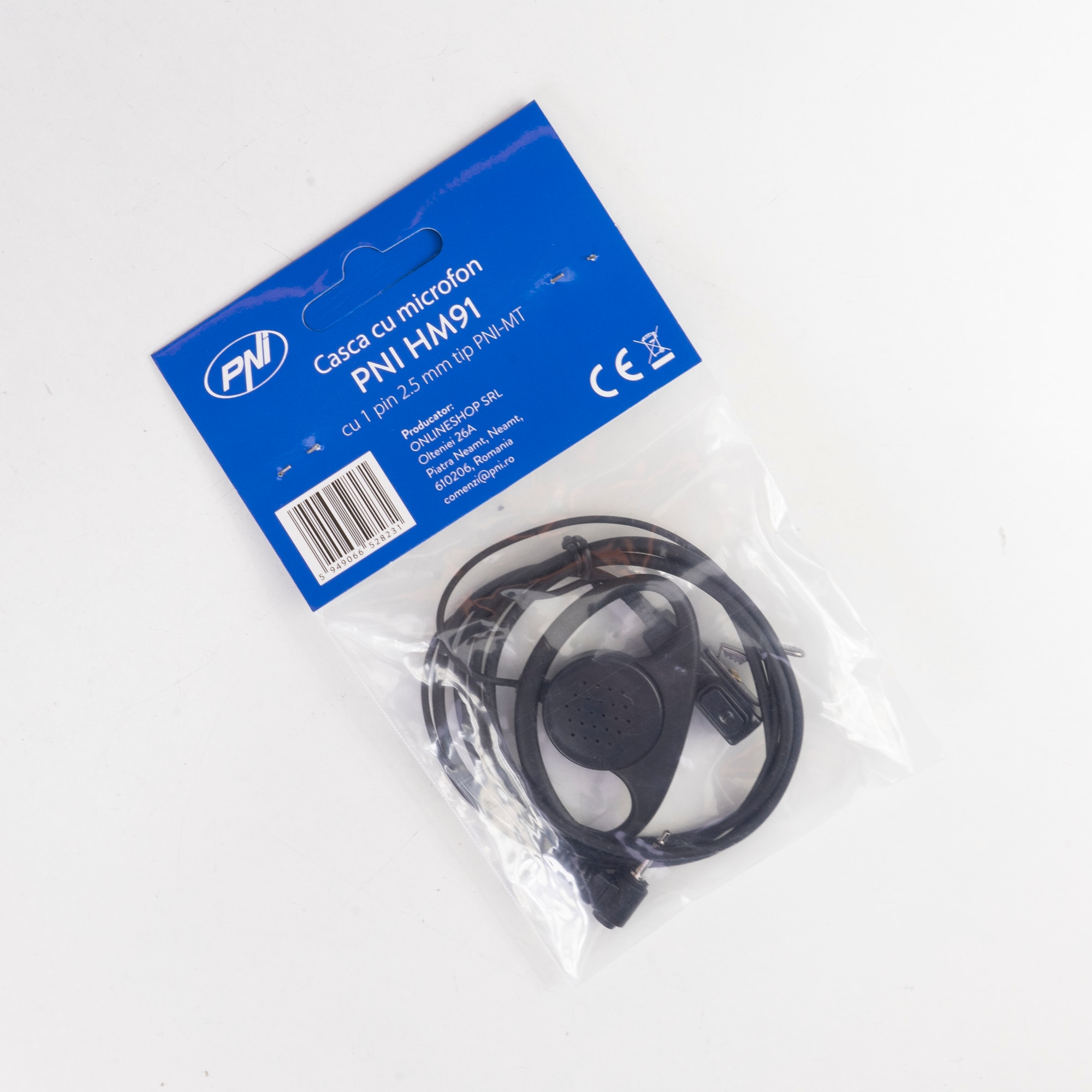 Casca cu microfon PNI HM91 cu 1 pin 2.5mm PNI-MT - eMAG.ro