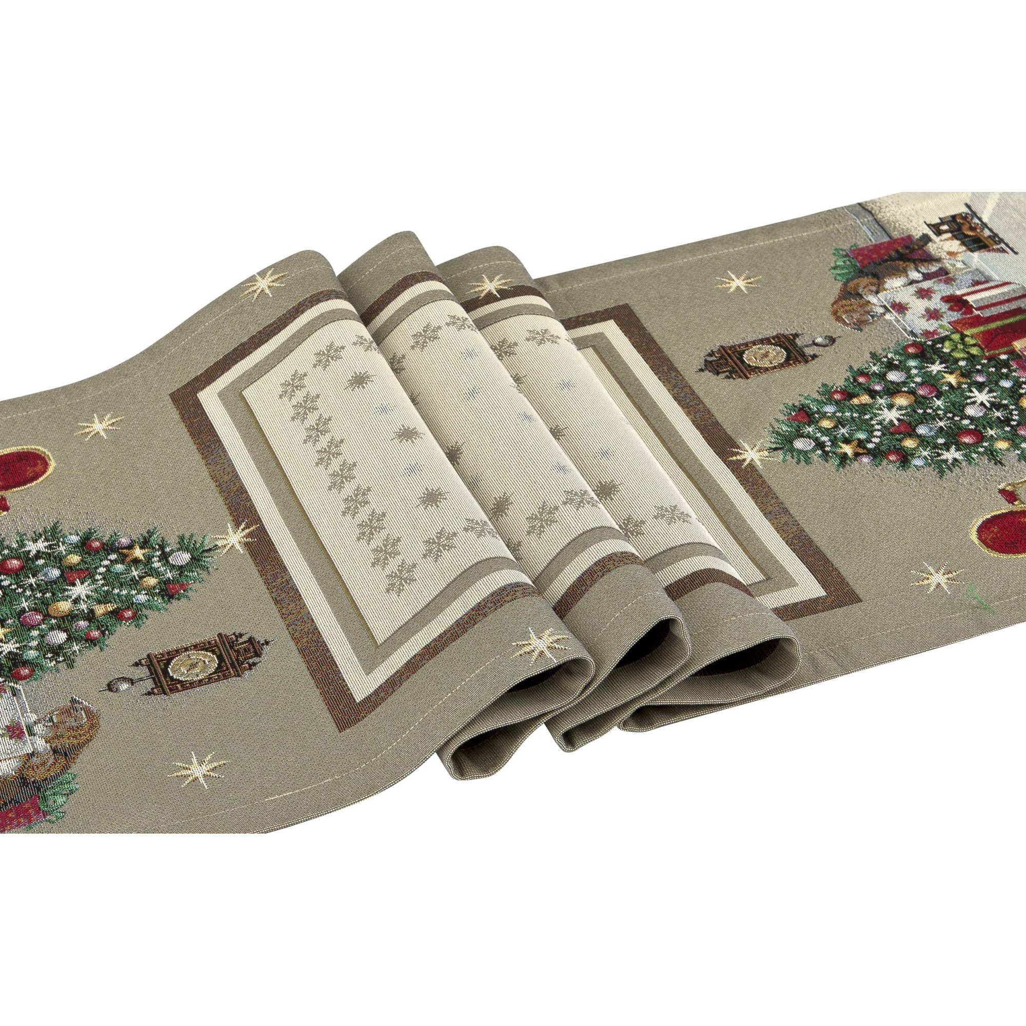 Traversa de masa pentru Craciun, Witek Home, Poliester, 40x137cm ...