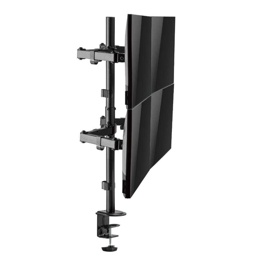 Suport birou 4 Monitoare, 17" - 32", Negru - eMAG.ro