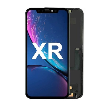 Дисплей PremiumCell, За Apple iPhone XR, LCD, Сензорен екран, Черен ...