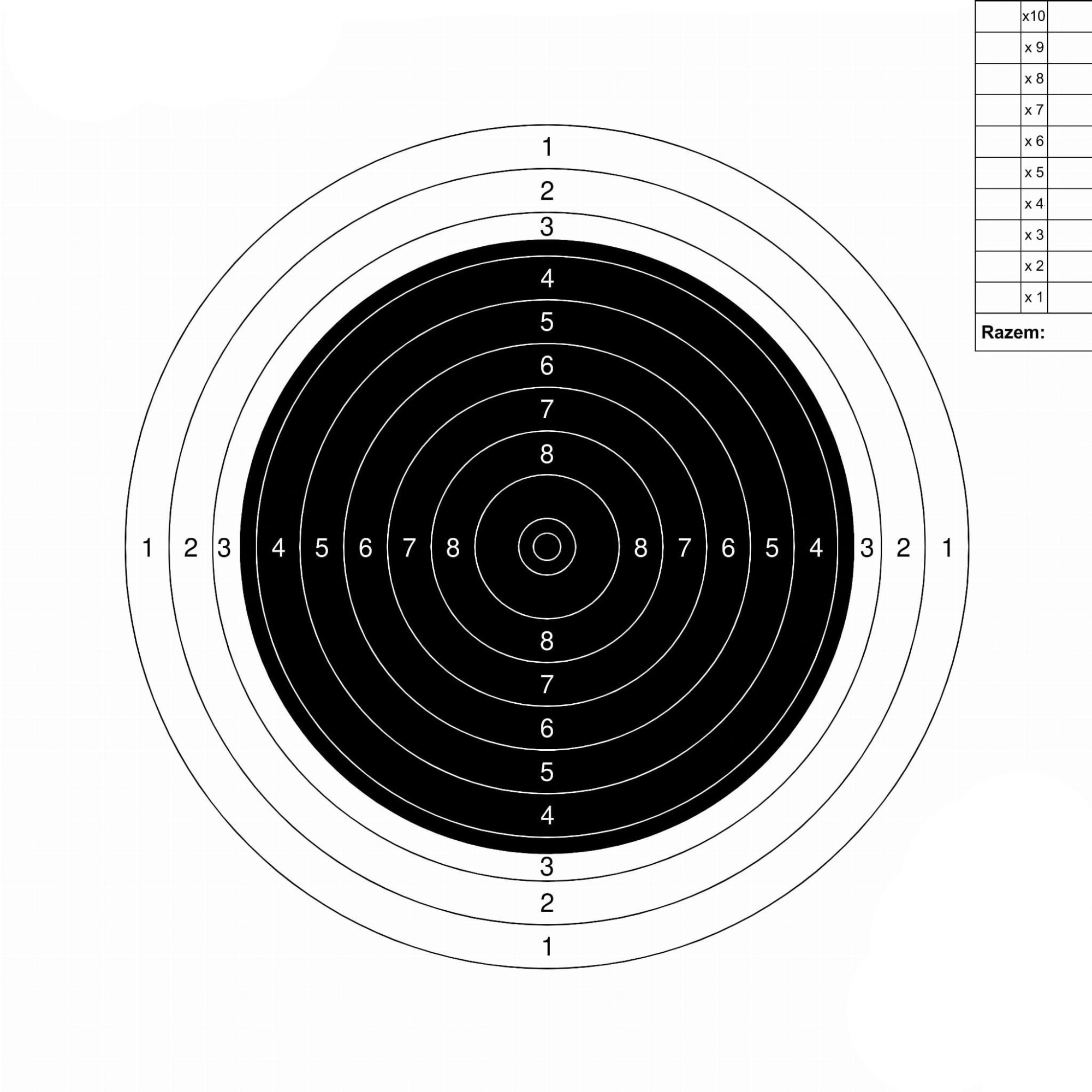 Set 100 Tinte Airsoft KSP 20x20cm - eMAG.ro