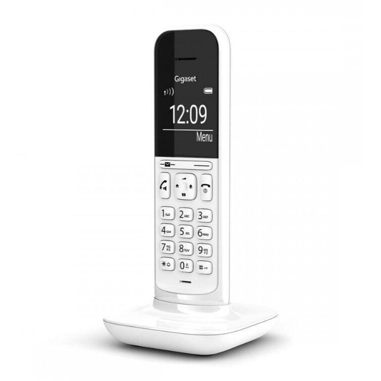 Telefon DECT fara fir Gigaset CL390, Caller ID, Alarma Alb - eMAG.ro