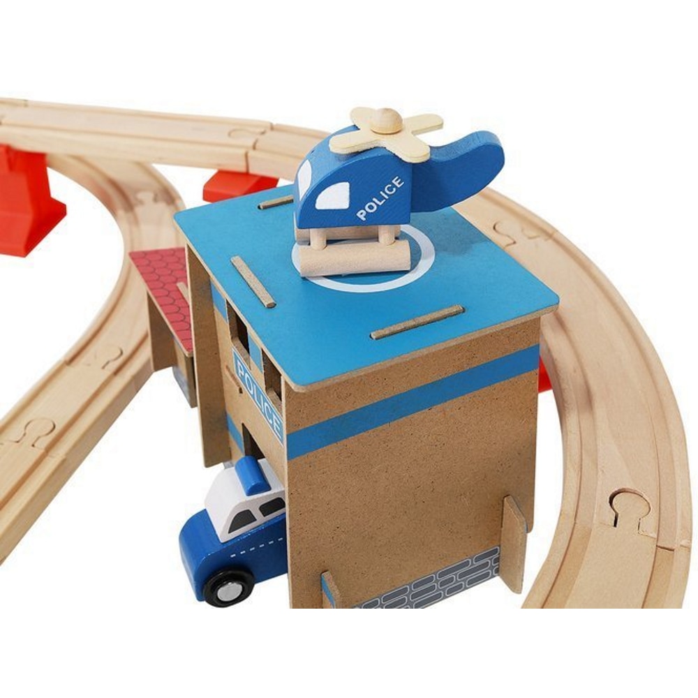 Pista Multifunctionala din Lemn Natural Cargo Express idealSTORE ...