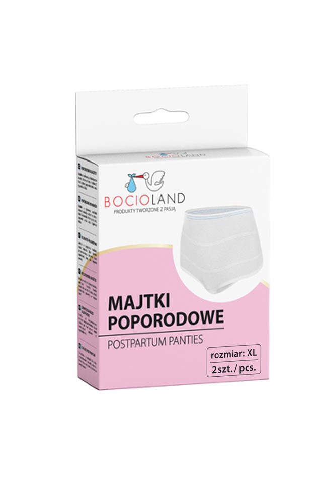 Set 2 chiloti postpartum reutilizabili Bocioland BL028, Alb M INTL ...