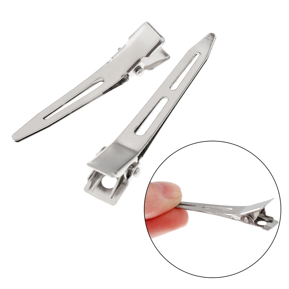 Set 12 clipsuri mici arginti coafor Sela - eMAG.ro