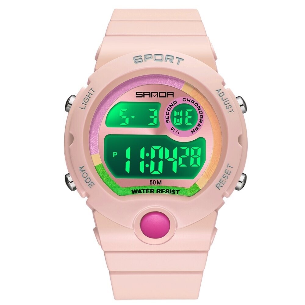 Ceas pentru copii Sanda Sport V2, Roz - eMAG.ro