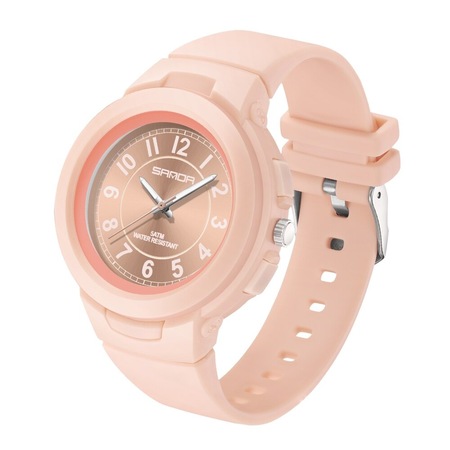 Ceas pentru copii Sanda Classic Sport, Aur Roz - eMAG.ro
