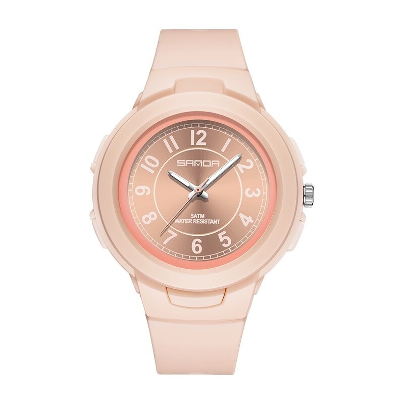 Ceas pentru copii Sanda Classic Sport, Aur Roz - eMAG.ro