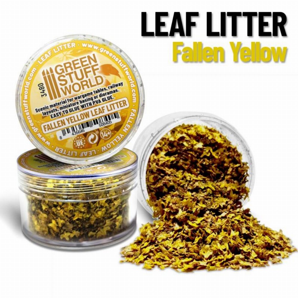 Детскa занаятчийскa играчкa, Green Stuff World Fallen Yellow миниатюрни ...