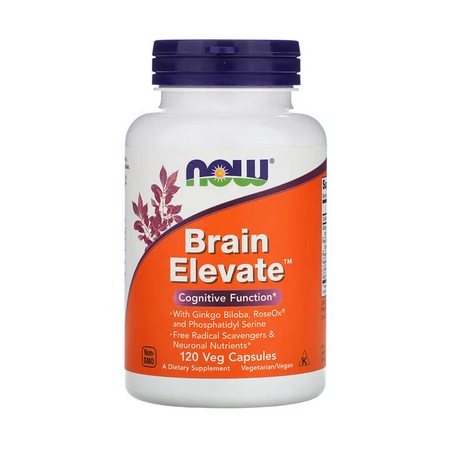 Brain Elevate, Cognitive Function, Now Foods, 120 capsule - eMAG.ro
