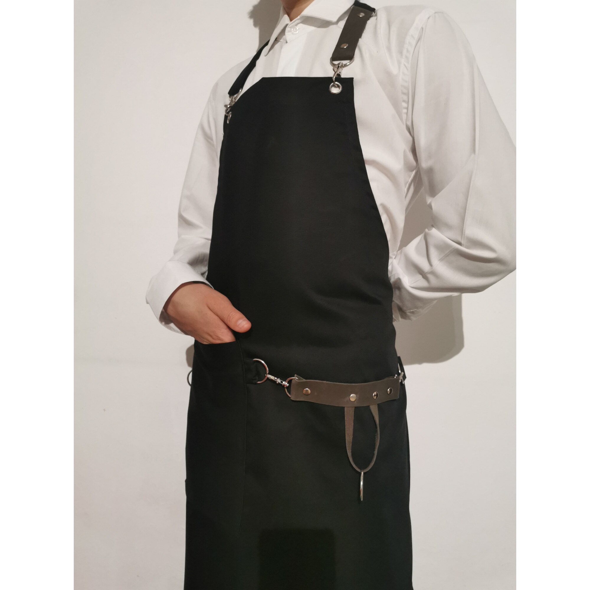 Sort barman negru, cu accesorii detasabile, piele 4 - eMAG.ro