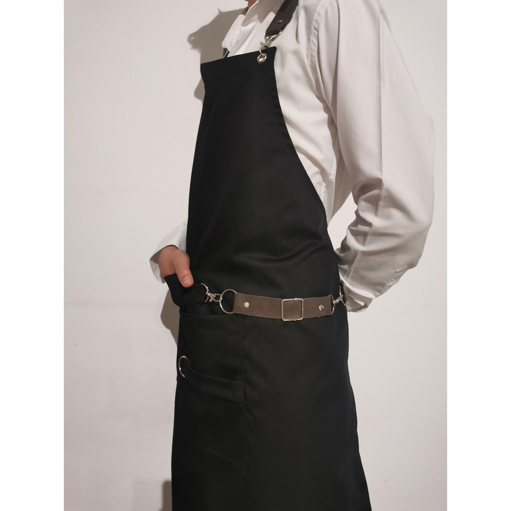 Sort barman negru, cu accesorii detasabile, piele 1 - eMAG.ro