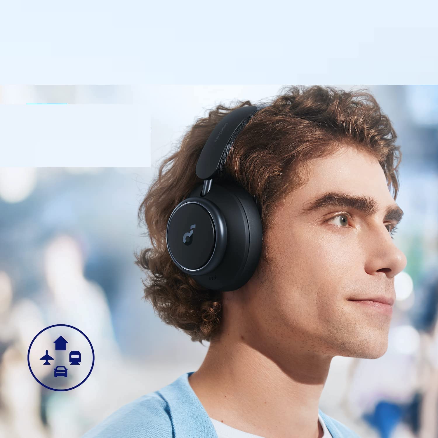 Casti Wireless Over-Ear Anker Soundcore Space Q45, Adaptive Active ...