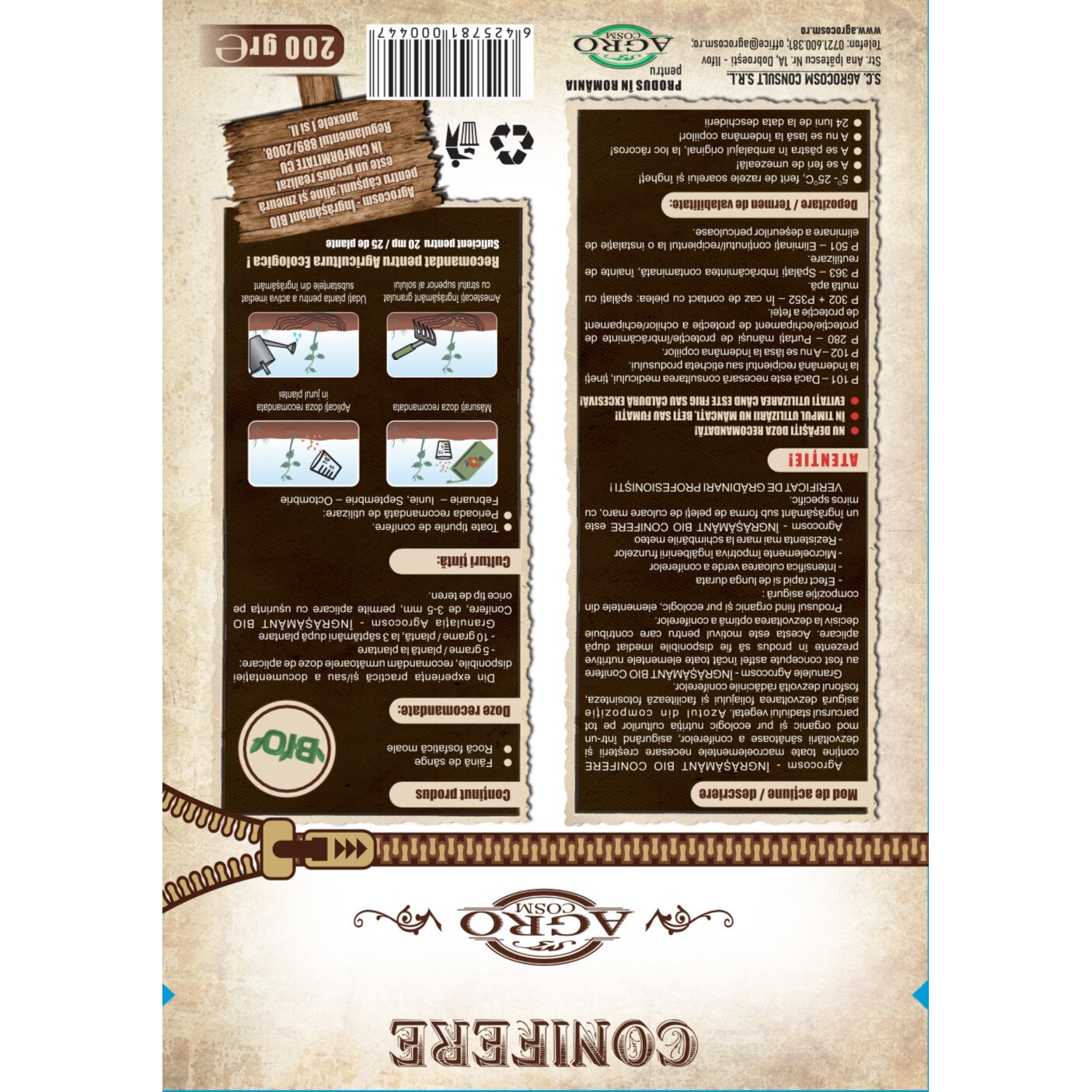 Ingrasamant bio Conifere 200 gr - eMAG.ro