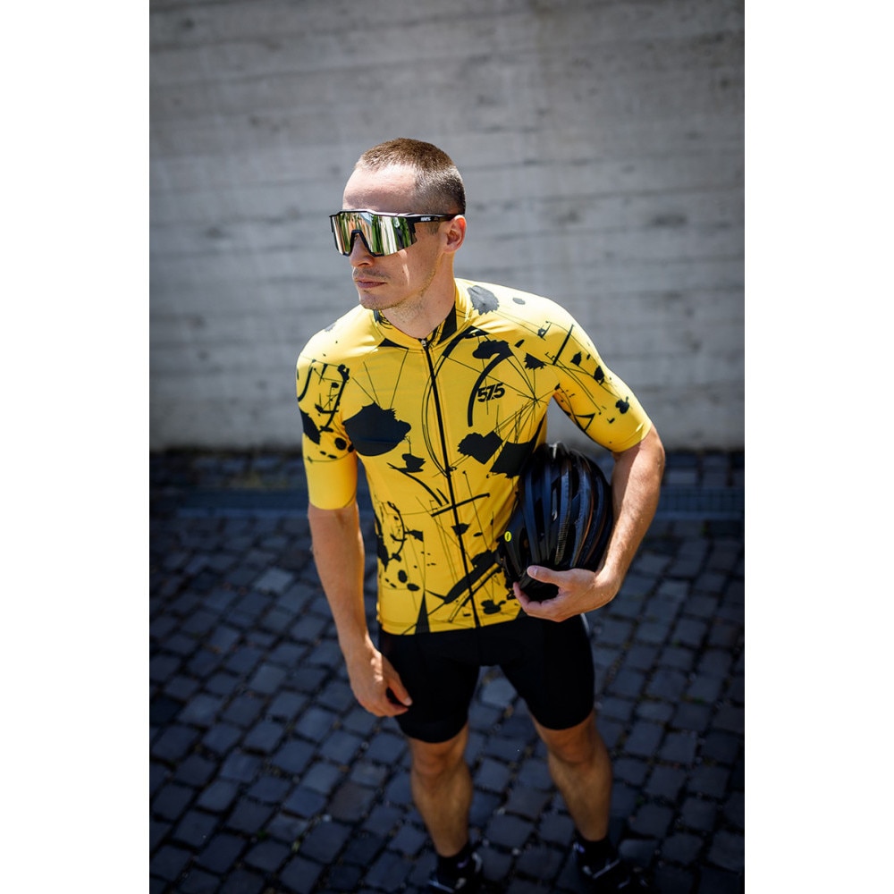 Kerékpáros Mez - PRO Gavia - WHEEL - SPLASH - Amber, XL - eMAG.hu