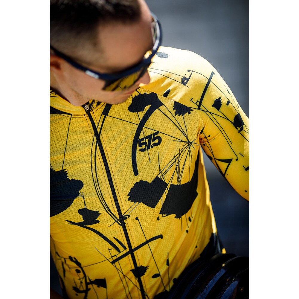 Kerékpáros Mez - PRO Gavia - WHEEL - SPLASH - Amber, XL - eMAG.hu