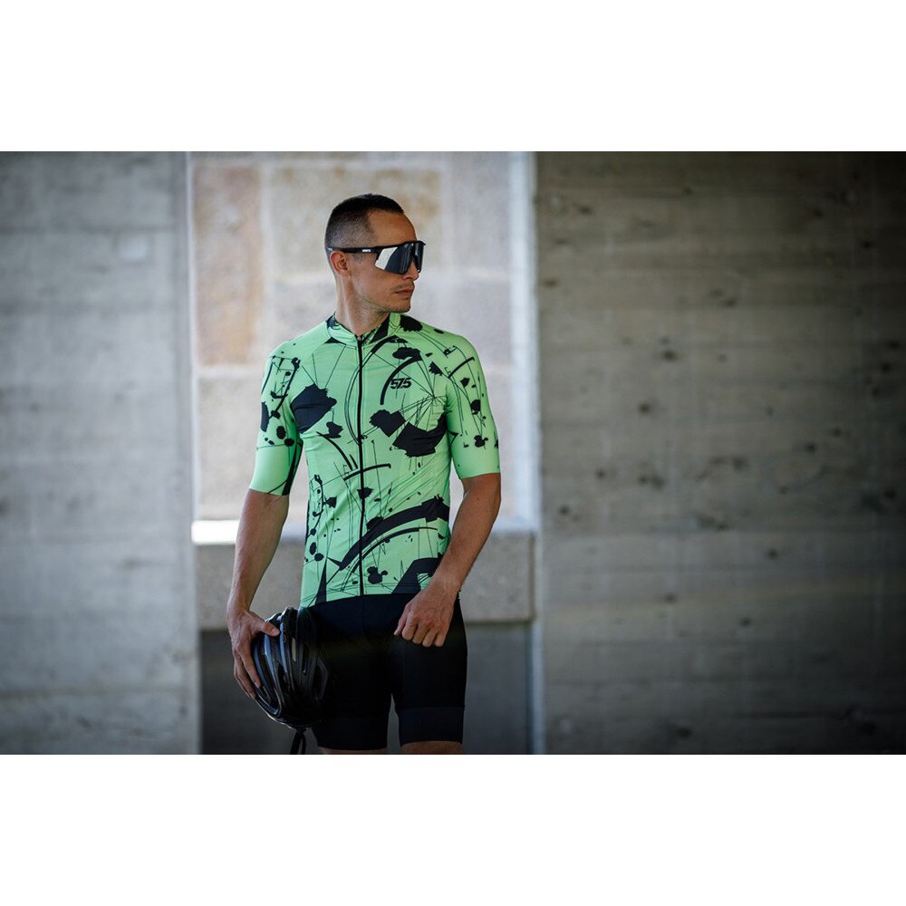 Kerékpáros Mez - PRO Gavia - WHEEL - SPLASH - Pistachio, M - eMAG.hu