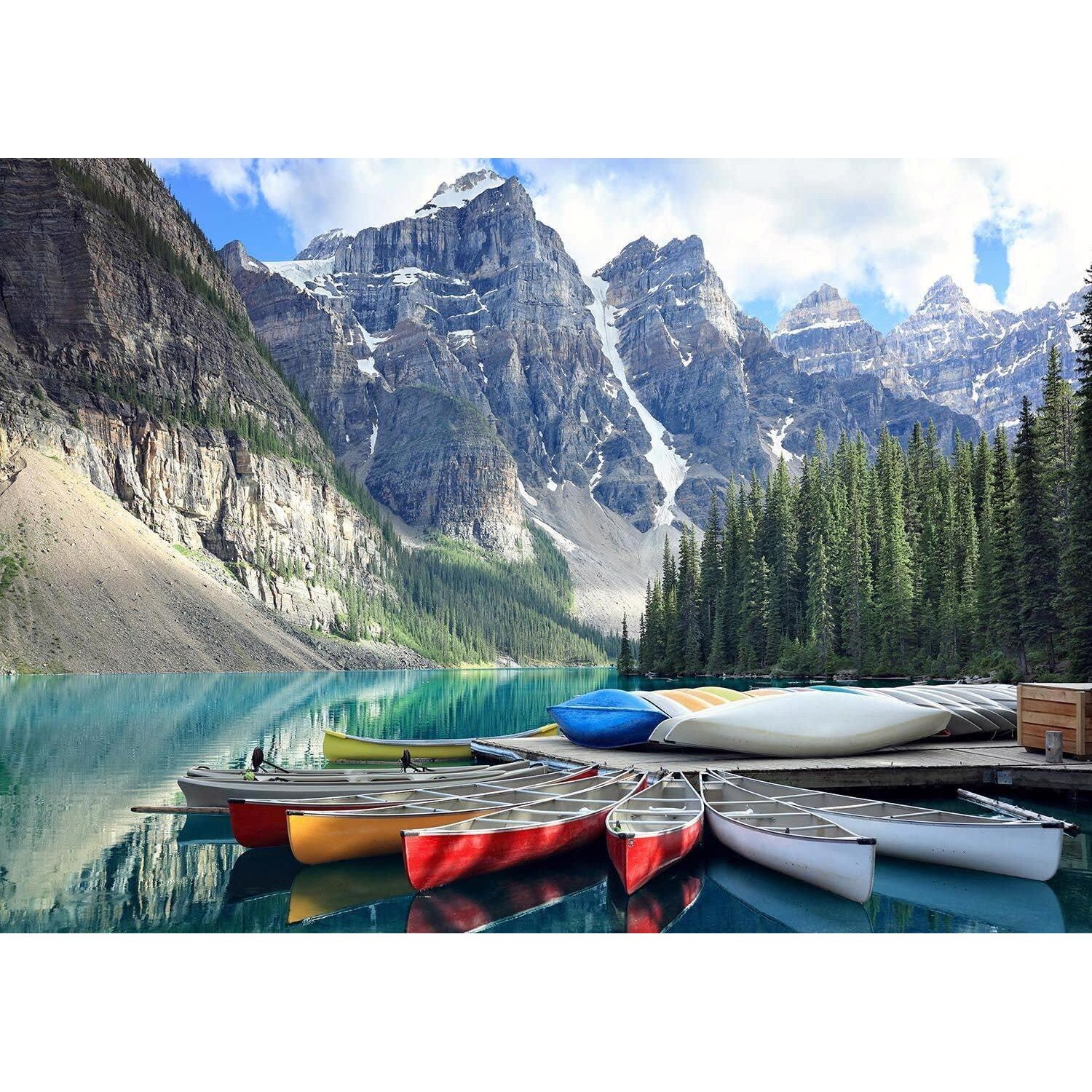 Nova puzzle - Puzzle Canoes on Moraine Lake - 1 000 лв - eMAG.bg