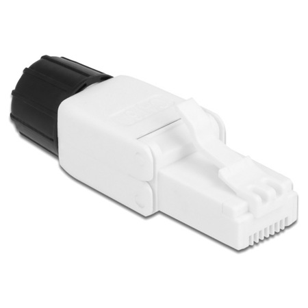 Mufa, Delock, RJ45, cat 6, UTP, Alb/Negru - eMAG.ro