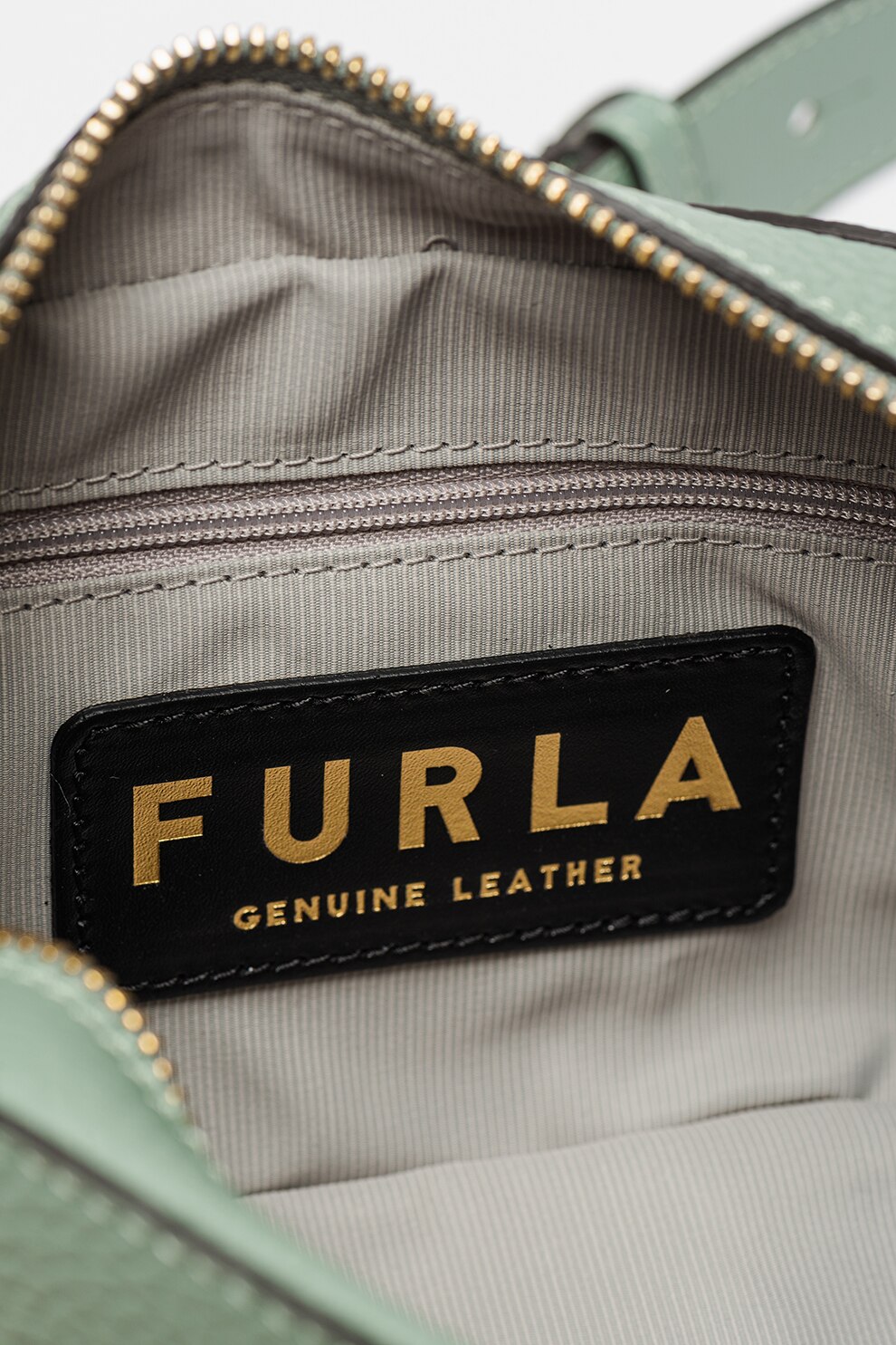 Furla, Geanta crossbody mica de piele Primula, Verde pal - eMAG.ro