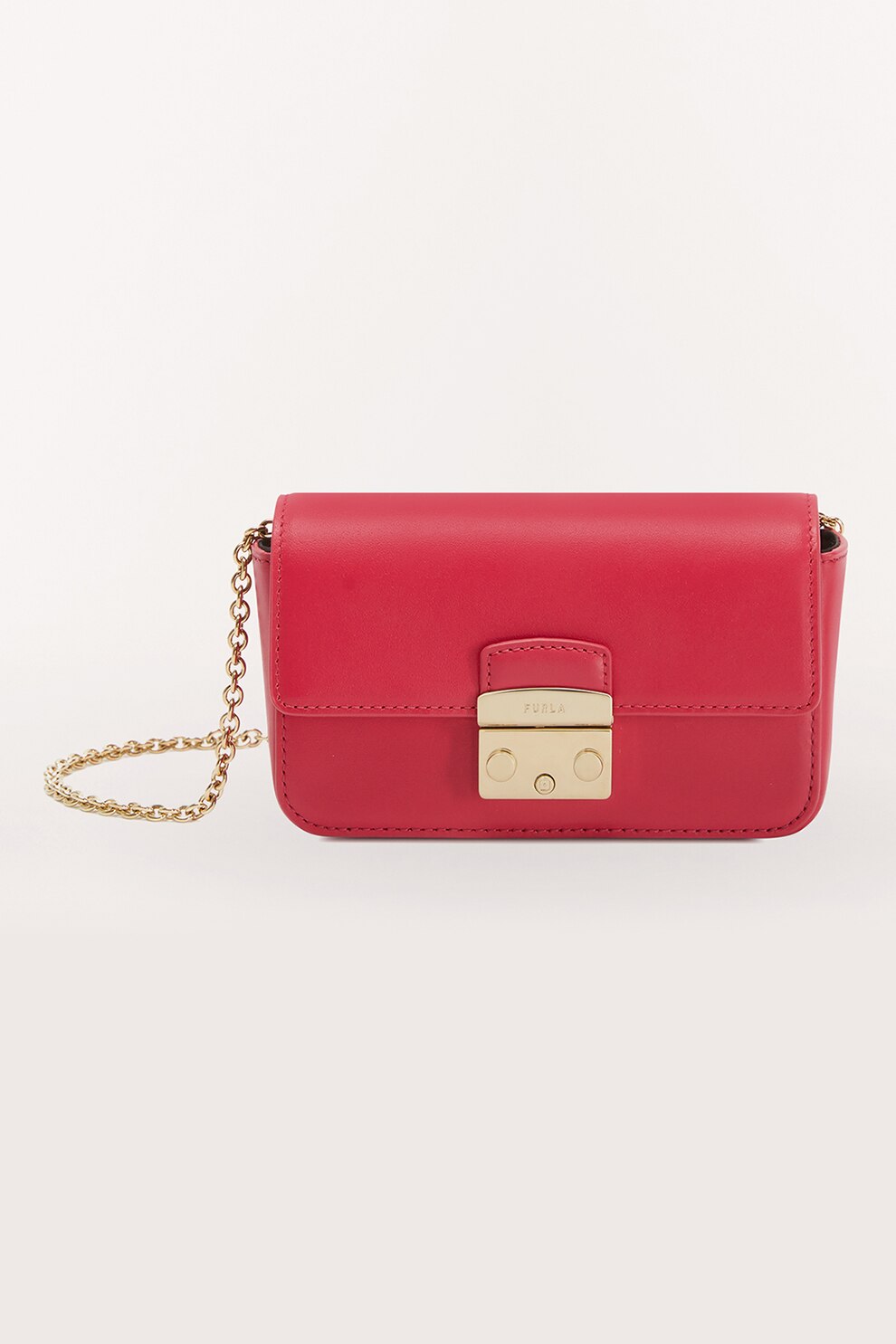 Furla, Geanta crossbody mica din piele Metropolis, Corai - eMAG.ro