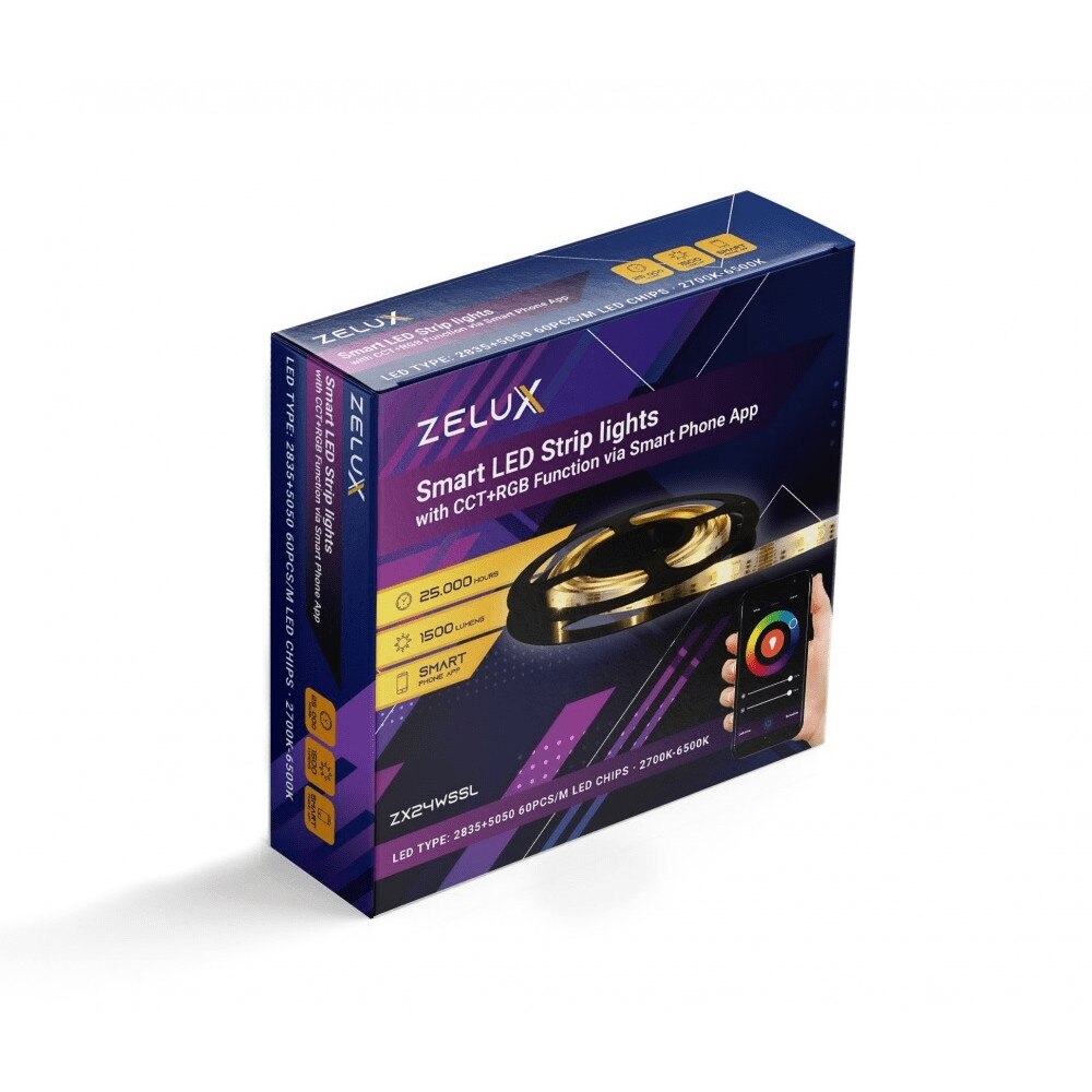Zelux Smart okos Led szalag 5m (Tuya APP) - eMAG.hu