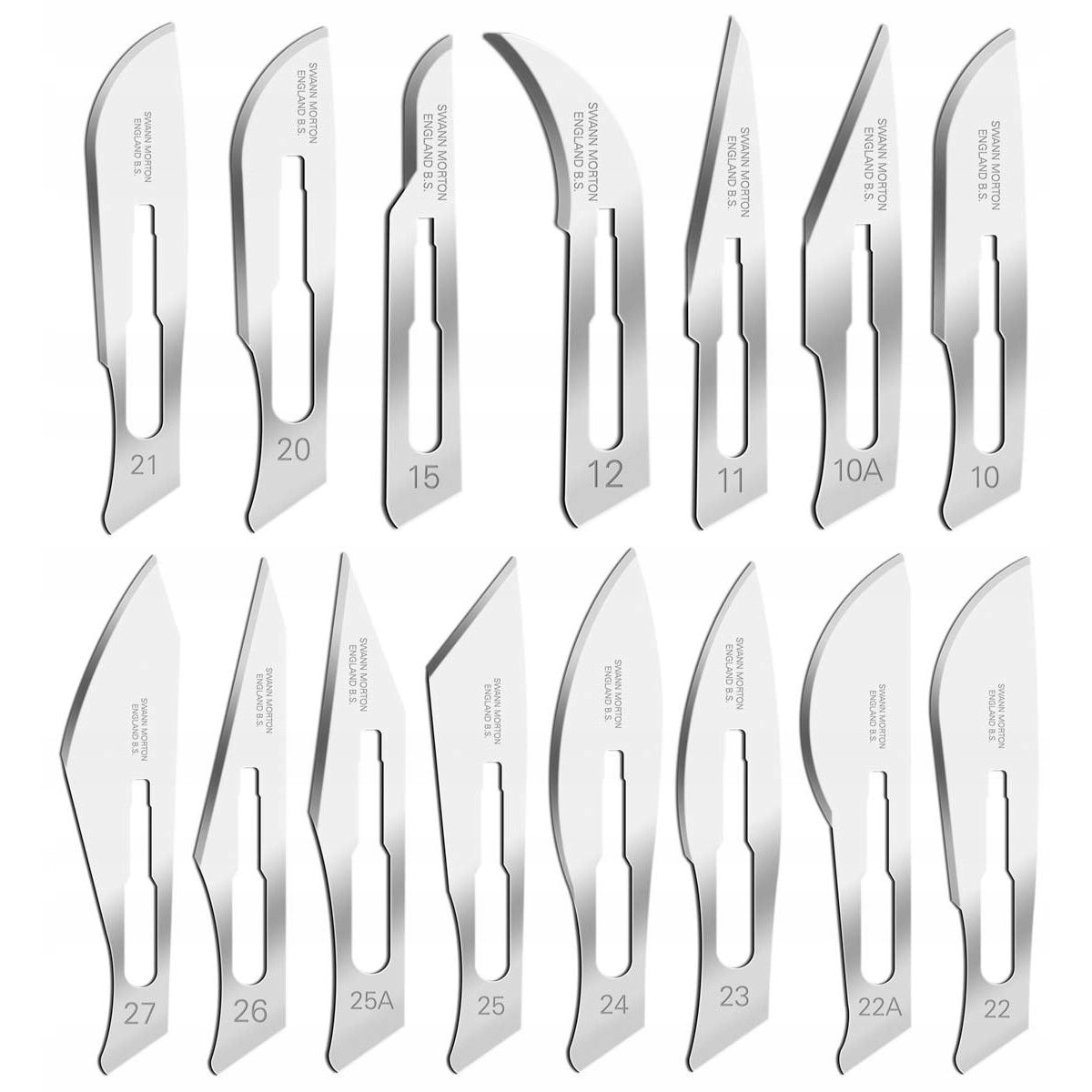 Lame bisturiu Swann Morton, dimensiune 22, nr. 4, 100 buc - eMAG.ro
