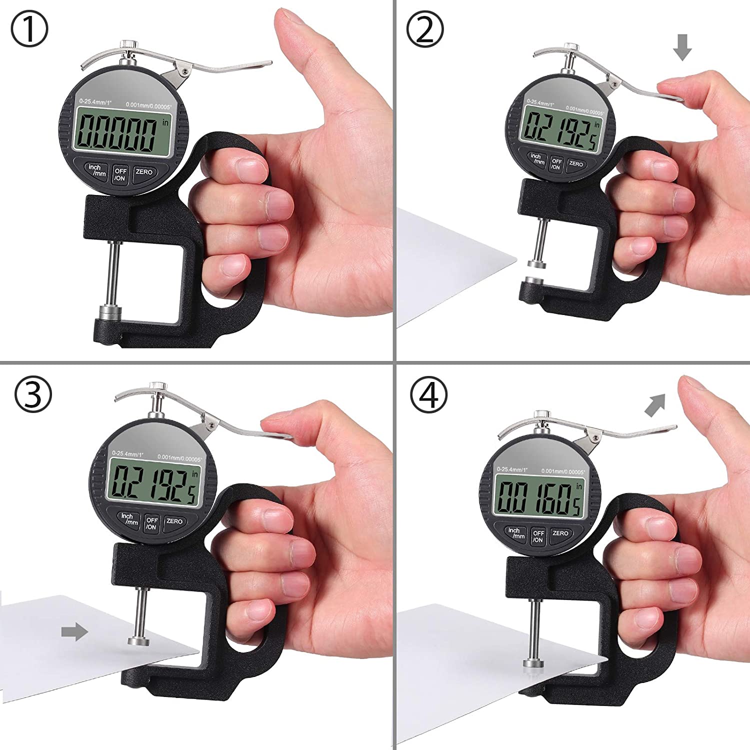 Micrometru digital profesional 0-25 mm, marca Latuya - eMAG.ro