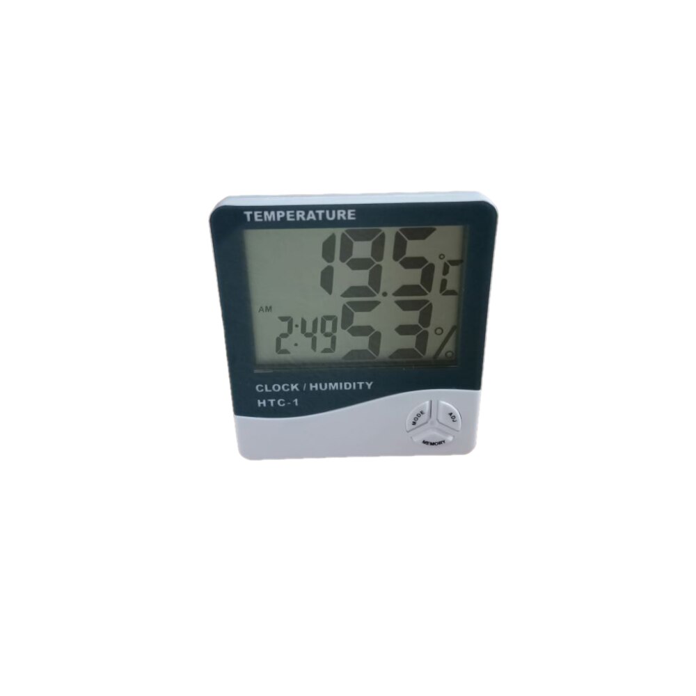 Termometru Higrometru Ceas Digital, Statie Meteo de Camera, Ecran LCD ...