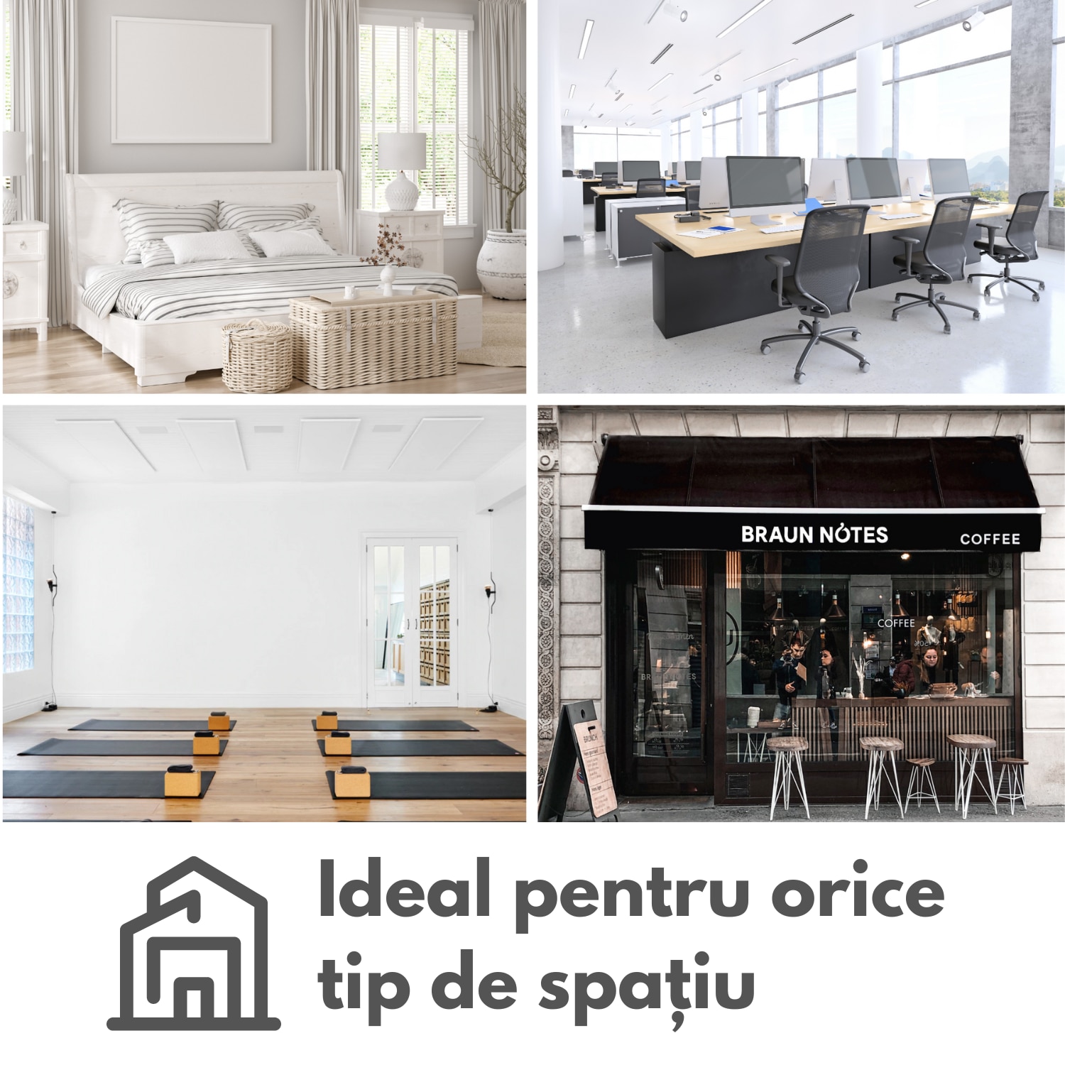 Panou radiant premium cu infrarosu NovoSun 750W, cu termostat ...