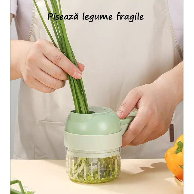 Mini tocator electric, Multifunctional, Feliator legume, Maruntire ...