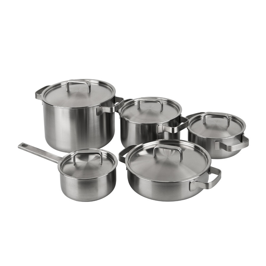 Set 5 oale, Elo, Inox, Cu capac, Argintiu - eMAG.ro