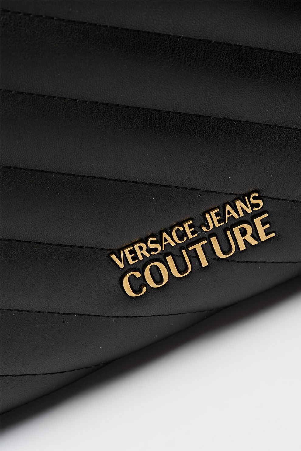 Versace Jeans Couture, Geanta tote cu esarfa decorativa Thelma, Negru ...