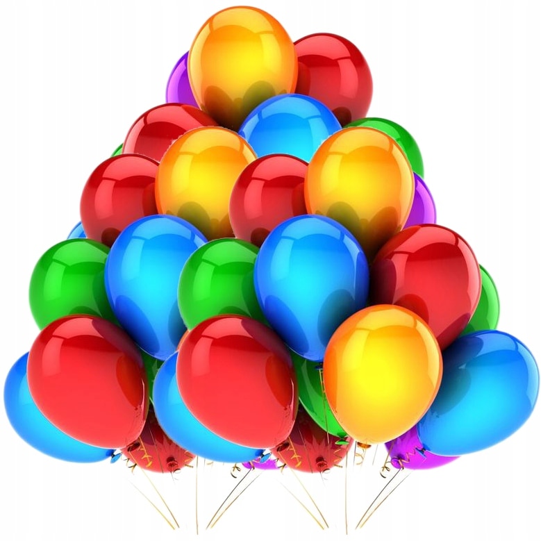 Set 50 baloane decorative, Vixen, Latex, Multicolor - eMAG.ro