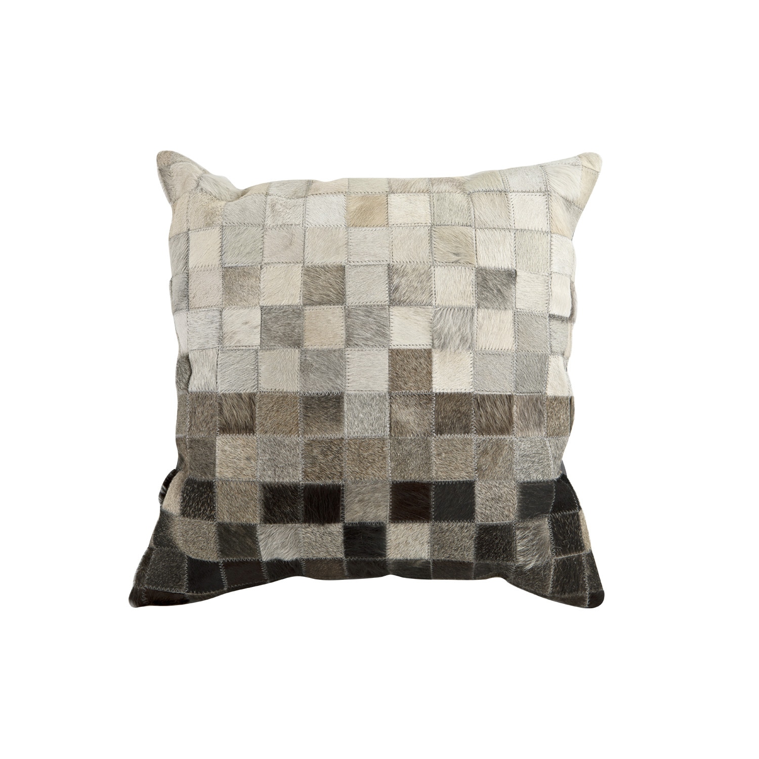 Perna cu model, Piele, 45x45 cm, Multicolor - eMAG.ro