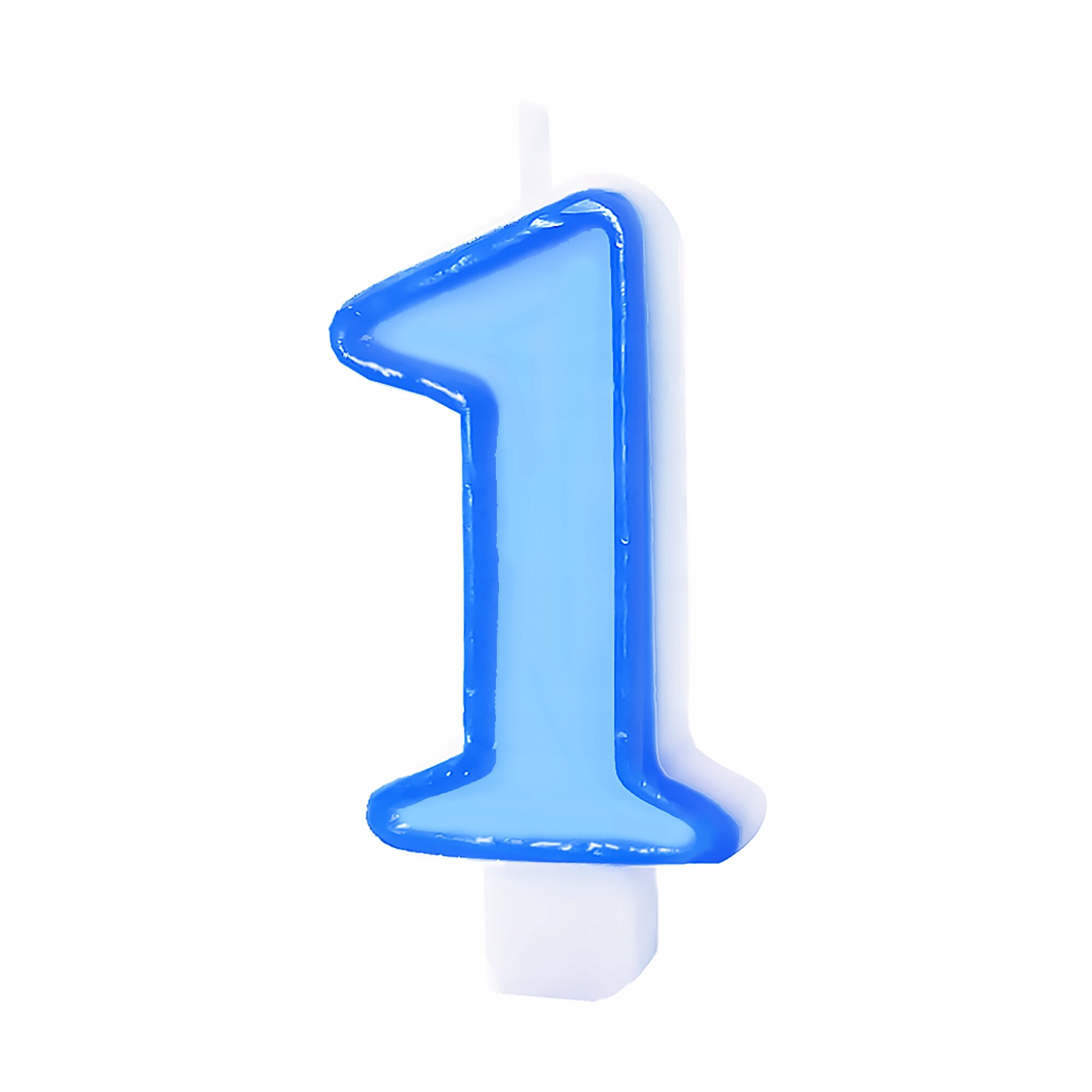 Lumanare pentru tort, Inna, Cifra 1, Albastru - eMAG.ro