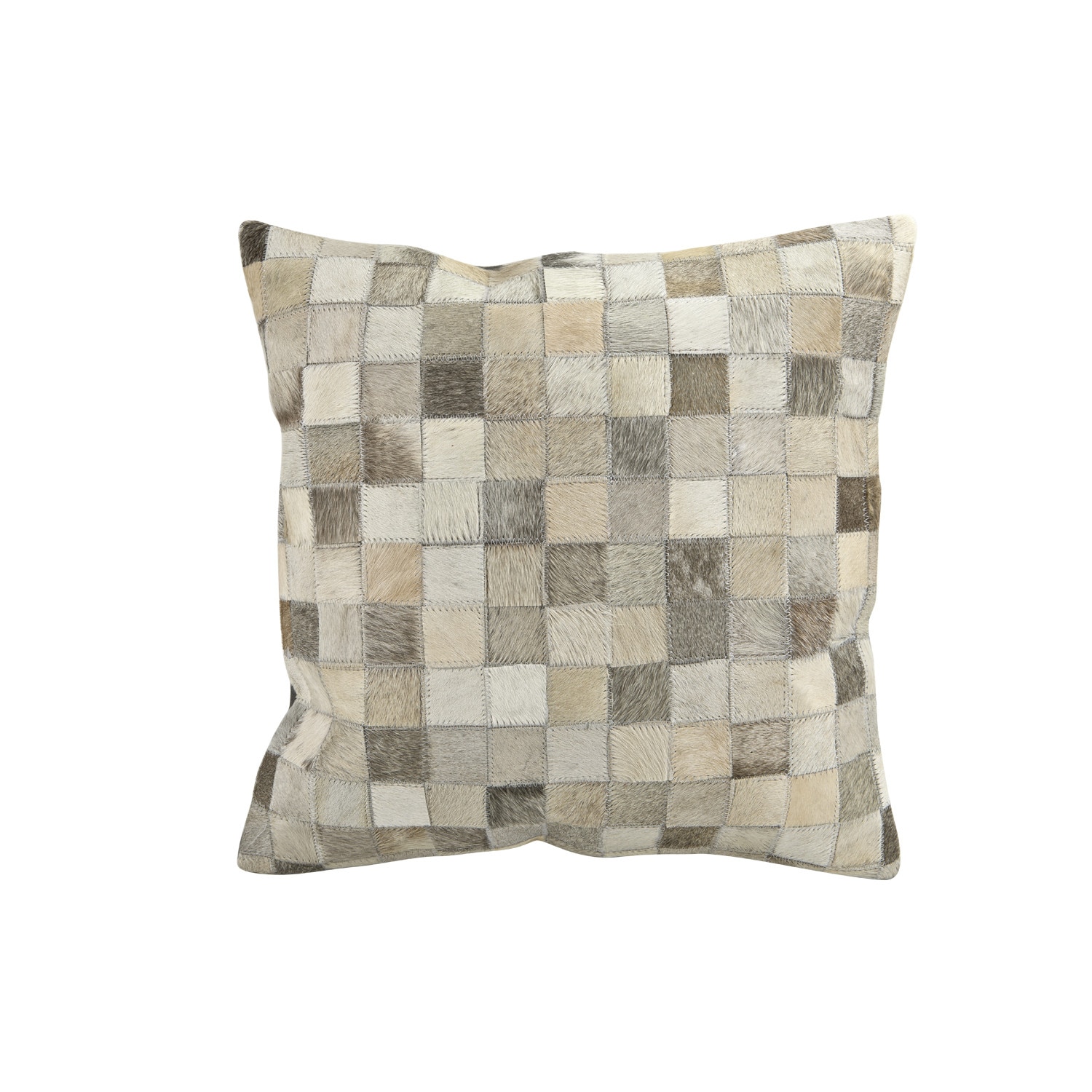 Perna cu model, Piele, 45x45 cm, Multicolor - eMAG.ro