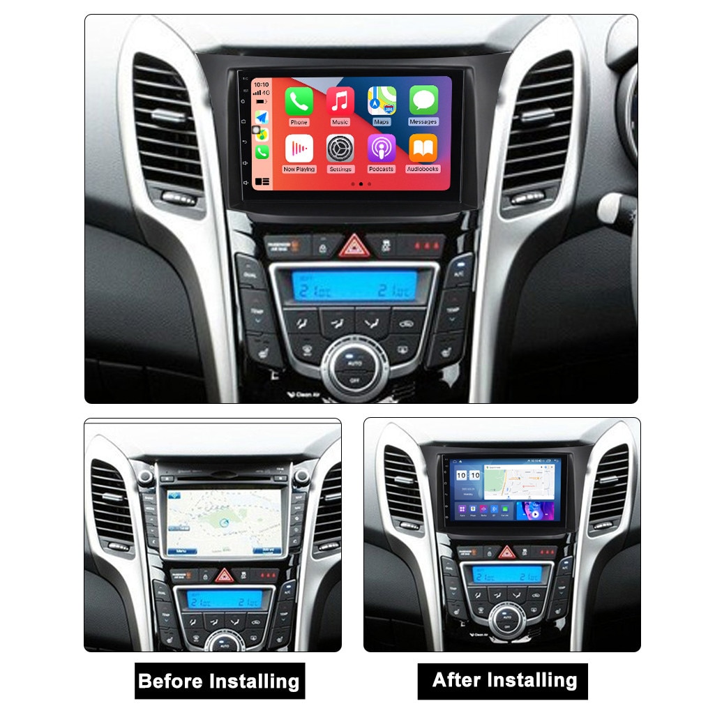 Navigatie dedicata Hyundai I30 2012, NAVI-IT Android 12, 2 GB RAM 16 ...