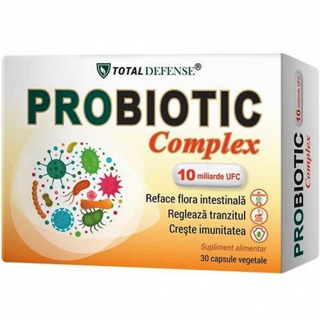 Probiotic Complex 10 miliarde UFC, Total Defense, 30cps, CosmoPharm ...