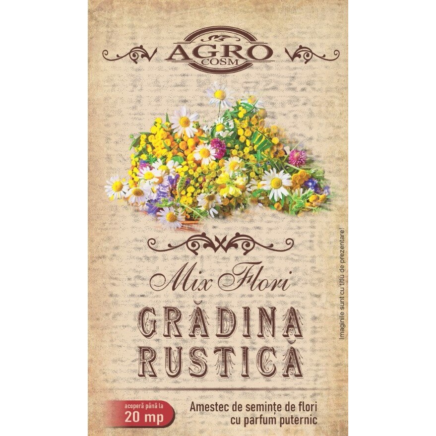 Seminte flori Gradina Rustica 180 gr - eMAG.ro