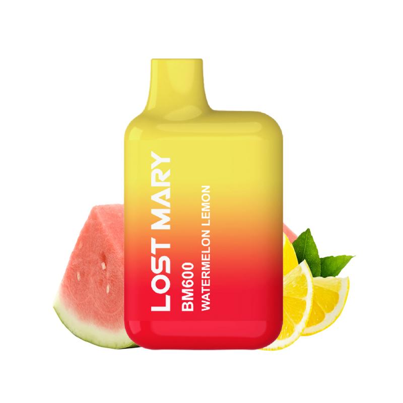 Tigara electronica de unica folosinta, Lost Mary BM600 - Watermelon Lemon, 2ml, 20mg NicSalt ...
