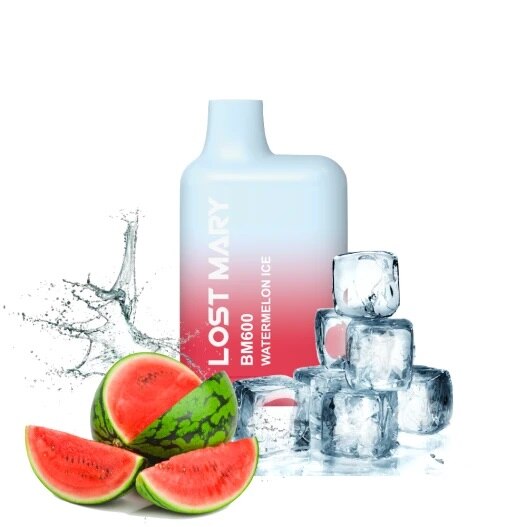 Tigara electronica de unica folosinta, Lost Mary BM600 - Watermelon Ice, 2ml, 20mg NicSalt ...