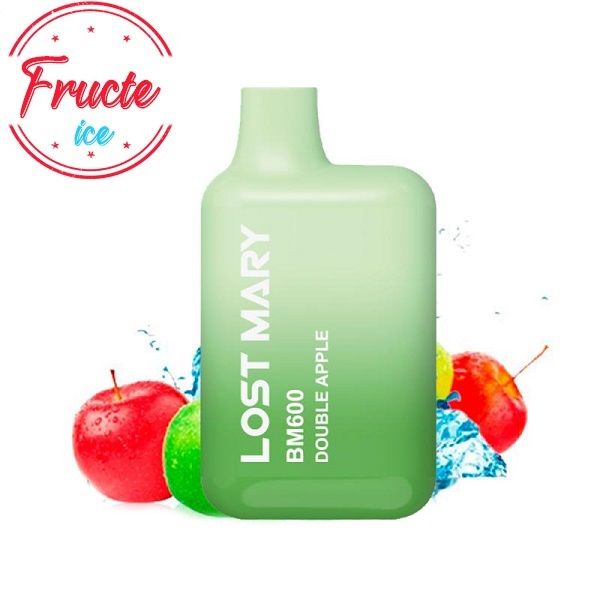 Tigara electronica de unica folosinta, Lost Mary BM600 - Double Apple, 2ml, 20mg NicSalt ...