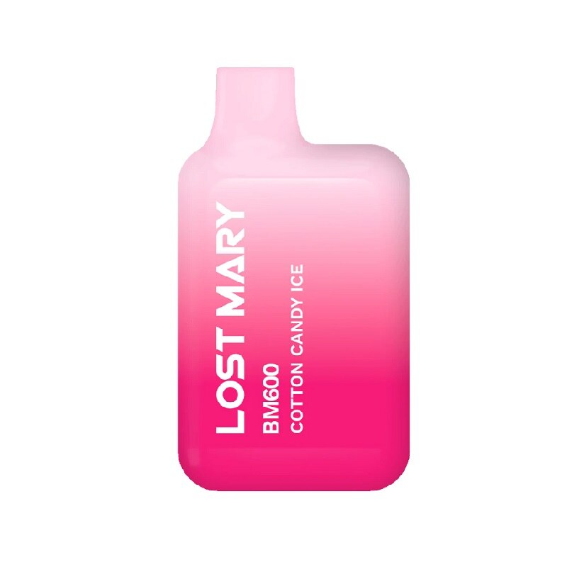 Tigara electronica de unica folosinta, Lost Mary BM600 - Cotton Candy Ice, 2ml, 20mg NicSalt ...
