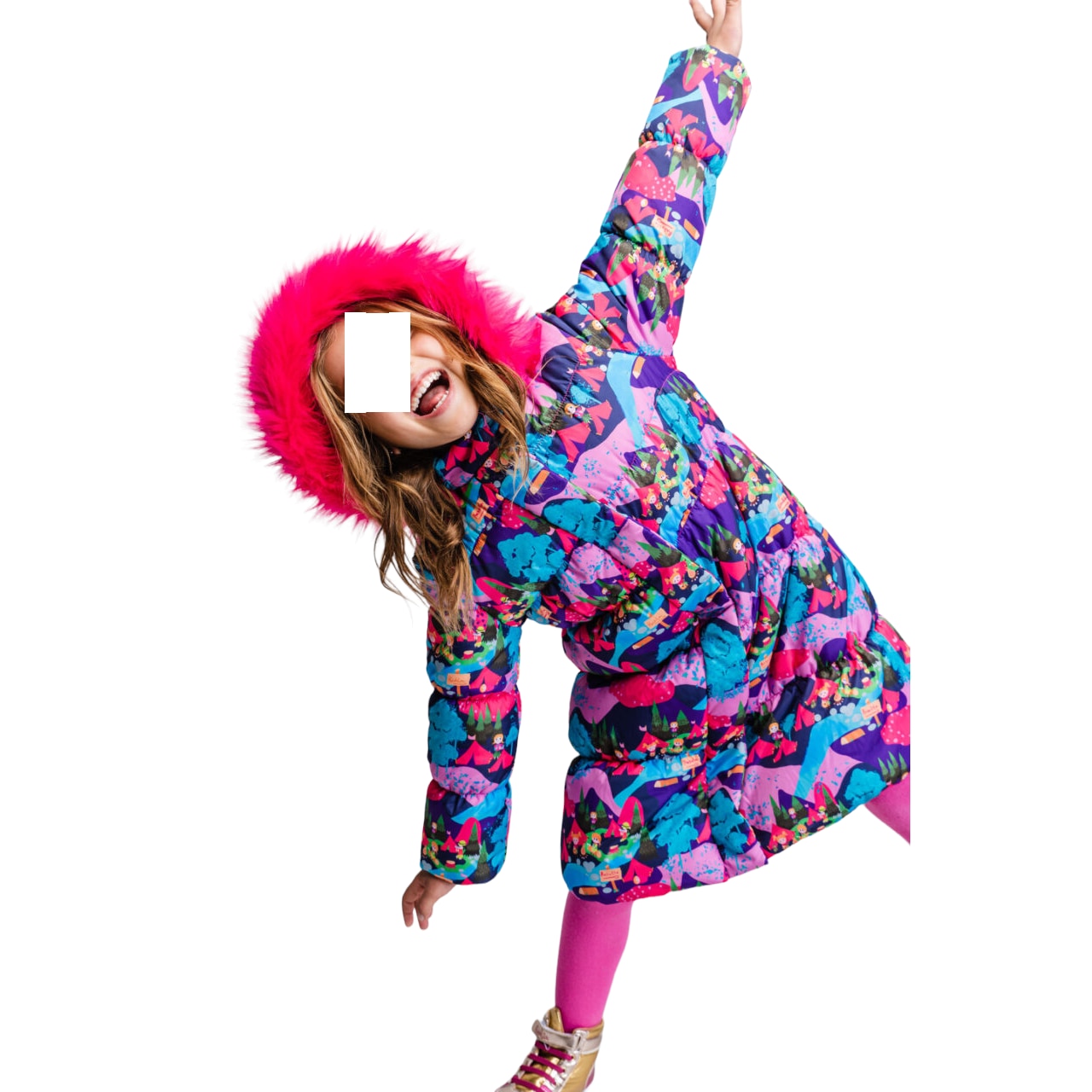 Geaca de iarna cu gluga, pentru fete, Rosalita Senoritas-Benzie - eMAG.ro